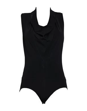 Sportmax Solid Sleeveless Bodysuit - Black