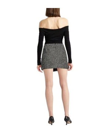 Sportmax Heathered Tweed Mini Skirt
