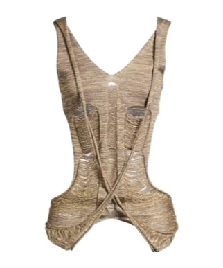 Rick Owens Sleeveless Corset-style Top - Nude