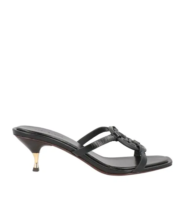 Tory Burch Leather High Heel Sandals