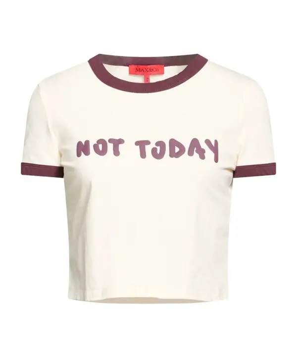 MAXCO. Max&co. Two-tone Short-sleeve T-shirt
