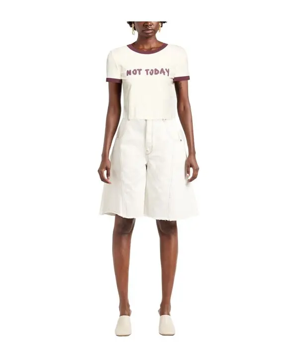MAXCO. Max&co. Two-tone Short-sleeve T-shirt