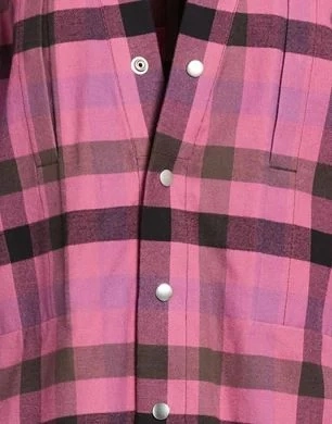 Rick Owens Plaid Long-sleeve Shirt