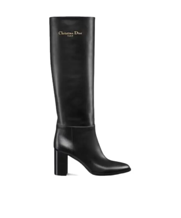 Dior D-town Heeled Boot - Black