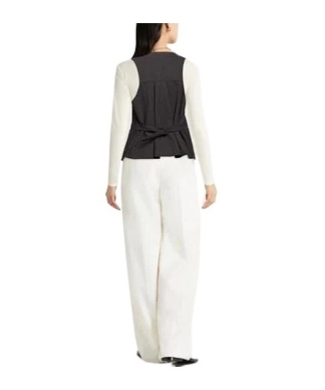 MAXCO. Max&co. Fitted Waistcoat With Pointed Hem