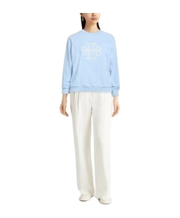Tory Burch Crew Neck Raglan-sleeve Sweatshirt