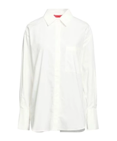 MAXCO. Max&co. Classic Collar Poplin Shirt With Chest Pocket