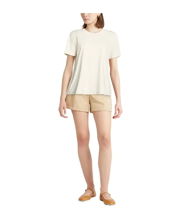 Max Mara Solid Color Crew Neck T-shirt