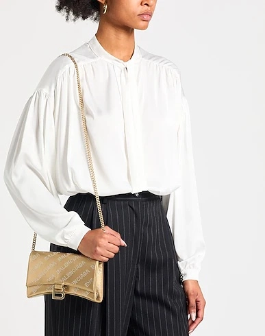 Balenciaga Small Metallic Leather Bag