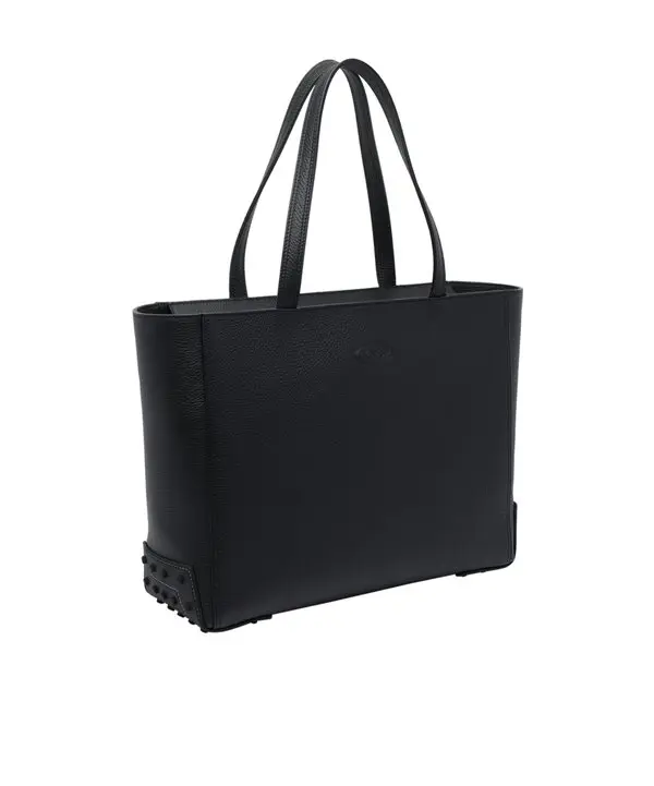 TOD'S Logo Embossed Top Handle Bag