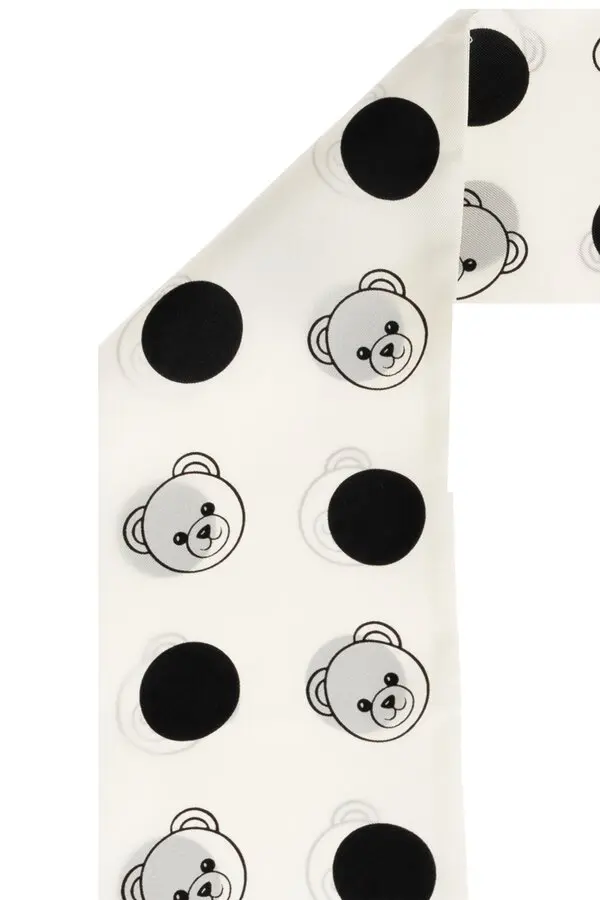 Moschino Print Polka Dot Scarf
