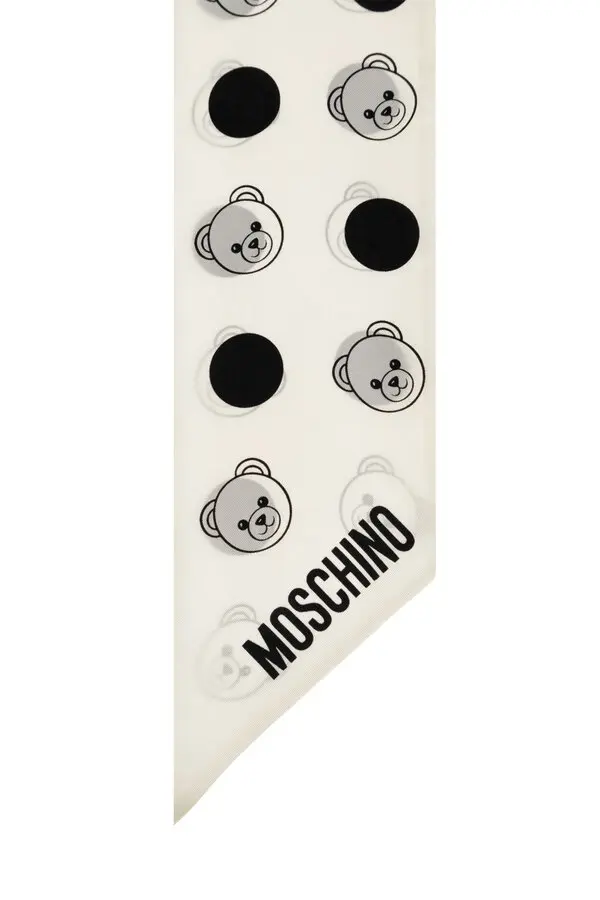 Moschino Print Polka Dot Scarf