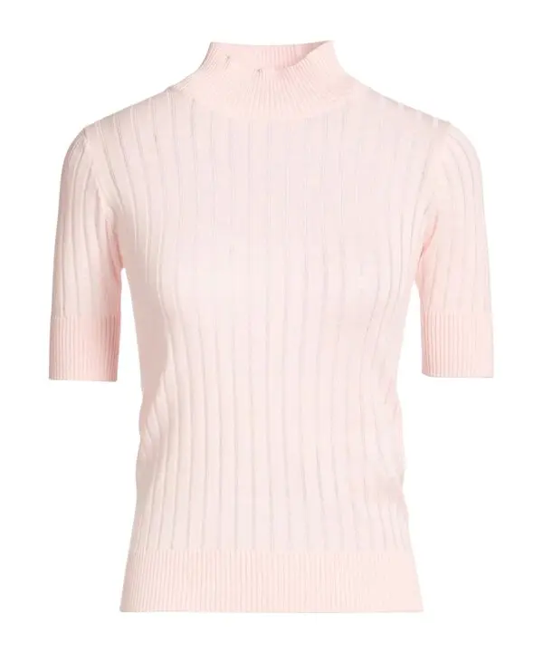 Max Mara Mock-neck Knit Top - Pink