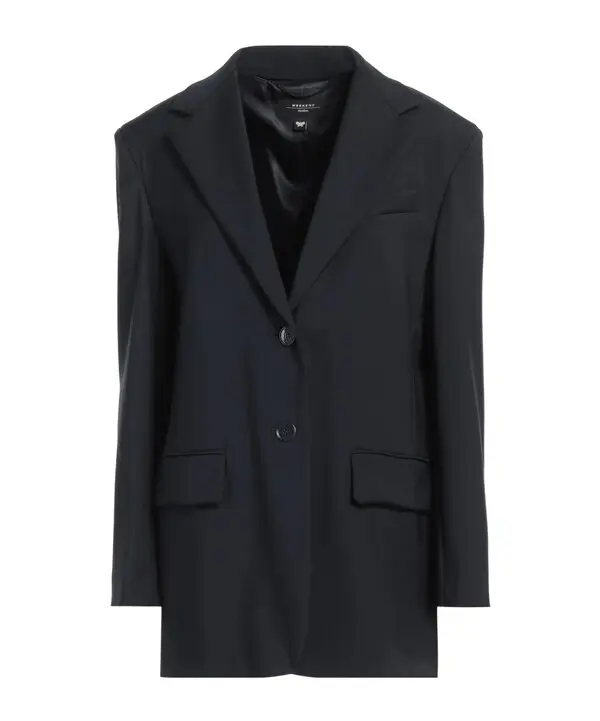 Max Mara Minimalist Single-breasted Blazer - Black