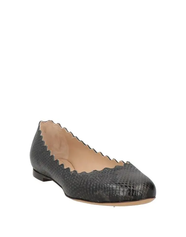 Chloé Snake-effect Ballet Flats