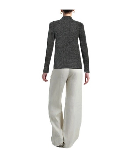 Max Mara Solid Long Sleeve Knit Sweater