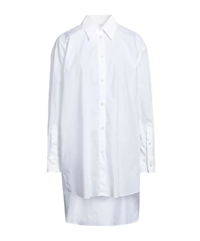 MAISON MARGIELA Solid Long Sleeve Shirt - White
