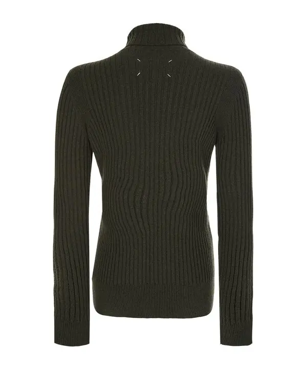 MAISON MARGIELA Ribbed Turtleneck Sweater