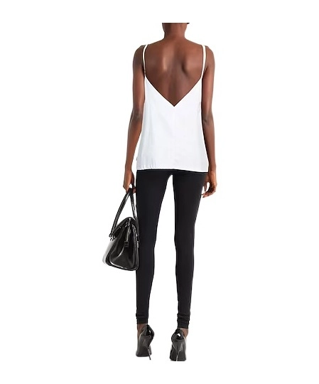 MAISON MARGIELA Sleeveless Square Neck Cami Top