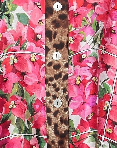 Dolce & Gabbana Floral Print Twill Shirt