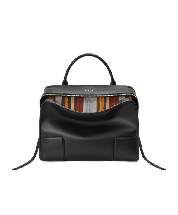 Loewe Large Skived Amazona 180 Bag In Soft Calfskin - Multicolored/black