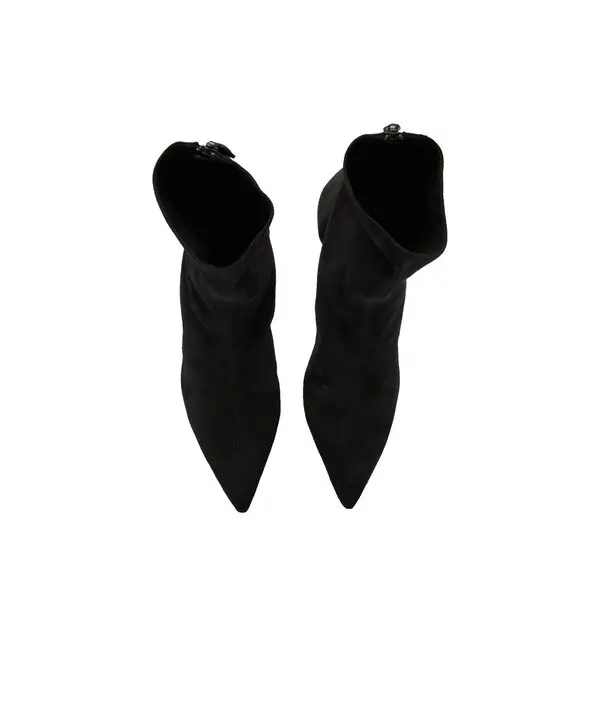 AQUAZZURA Pointed Toe Zip Up Ankle Boots