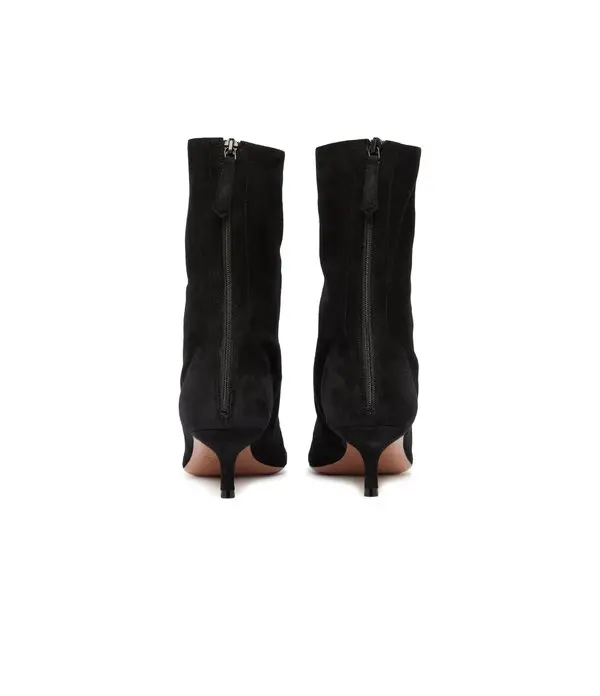 AQUAZZURA Pointed Toe Zip Up Ankle Boots