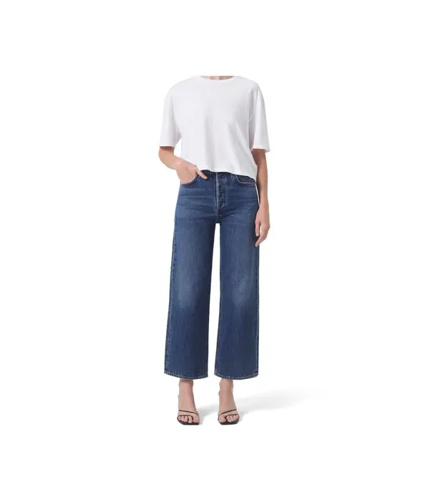 AGOLDE High Waist Denim Trousers