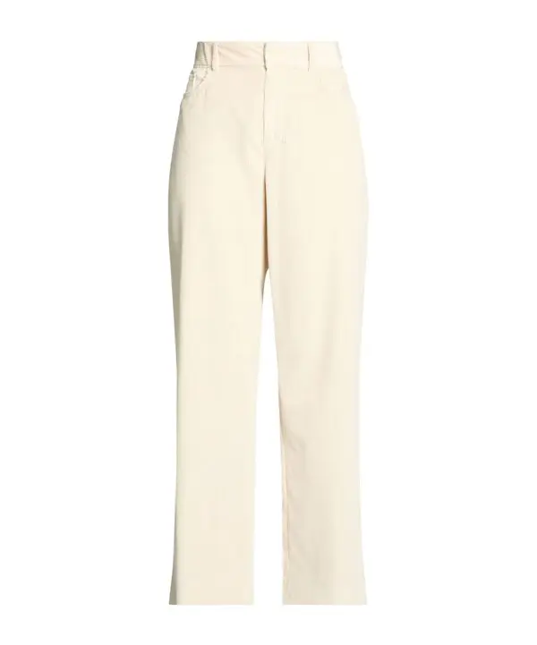 Max Mara Loose Corduroy Pants - Beige