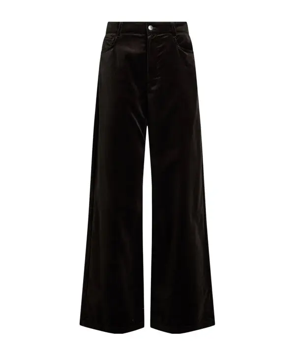 Max Mara Loose-fit Velvet Trousers