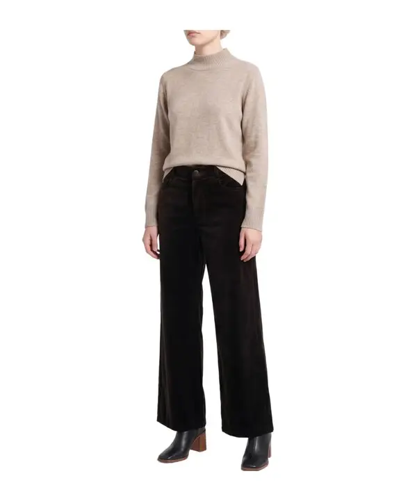 Max Mara Loose-fit Velvet Trousers