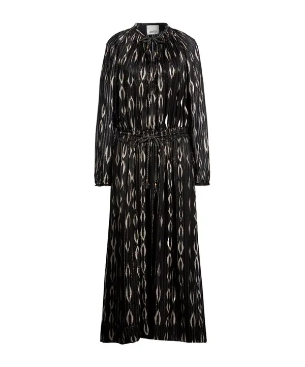 Isabel Marant Étoile Colorful Bohemian Maxi Dress - Black