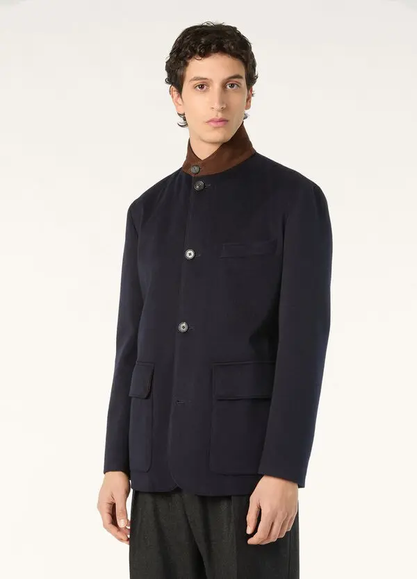 Loro Piana Roadster Jacket In Suede Leather