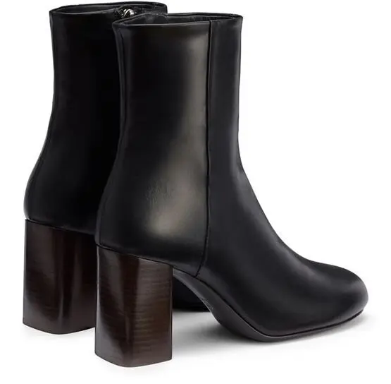 LEMAIRE Round Toe Ankle Boots