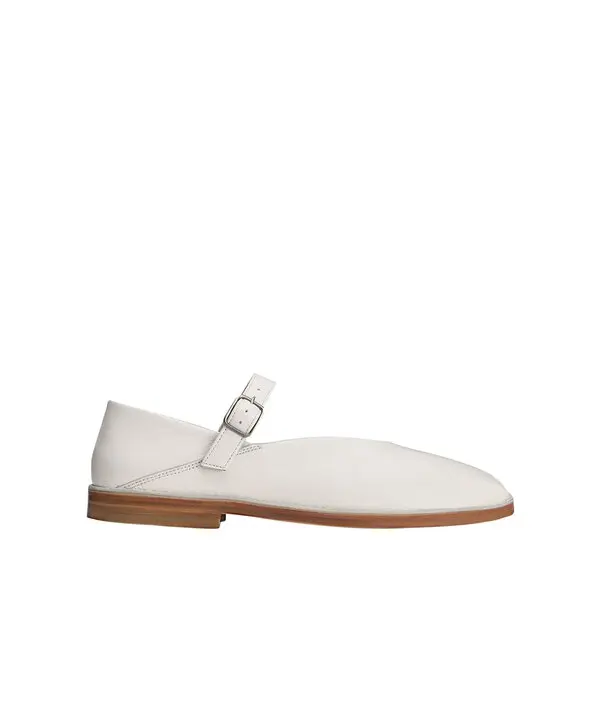 LEMAIRE Flat Ballerinas - White