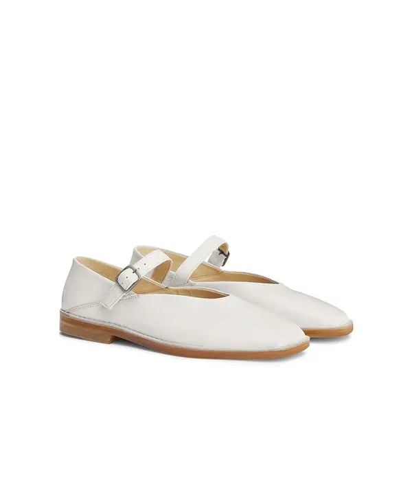 LEMAIRE Flat Ballerinas With Buckled Ankle Strap
