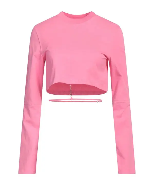 Jacquemus Solid Color T-shirts