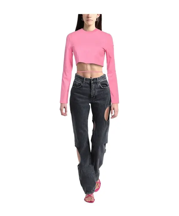 Jacquemus Solid Color T-shirts