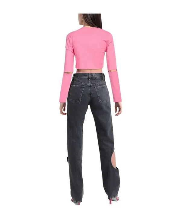 Jacquemus Solid Color T-shirts