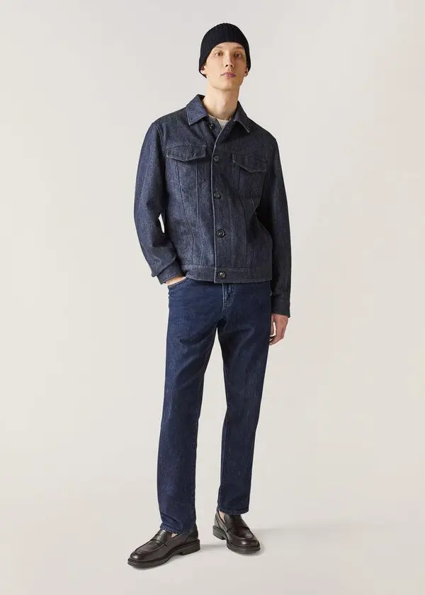 Loro Piana Long-sleeved Denim Jacket