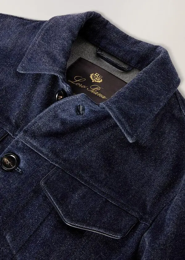 Loro Piana Long-sleeved Denim Jacket