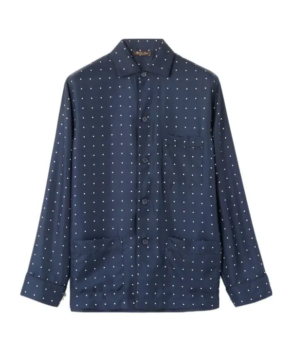 Loro Piana Lian Shirt - Navy Blue
