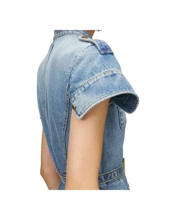 Alexander McQueen Denim Mini Dress
