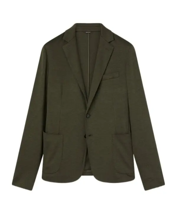 Loro Piana Sweater Suit Coat - Pine Forest Color