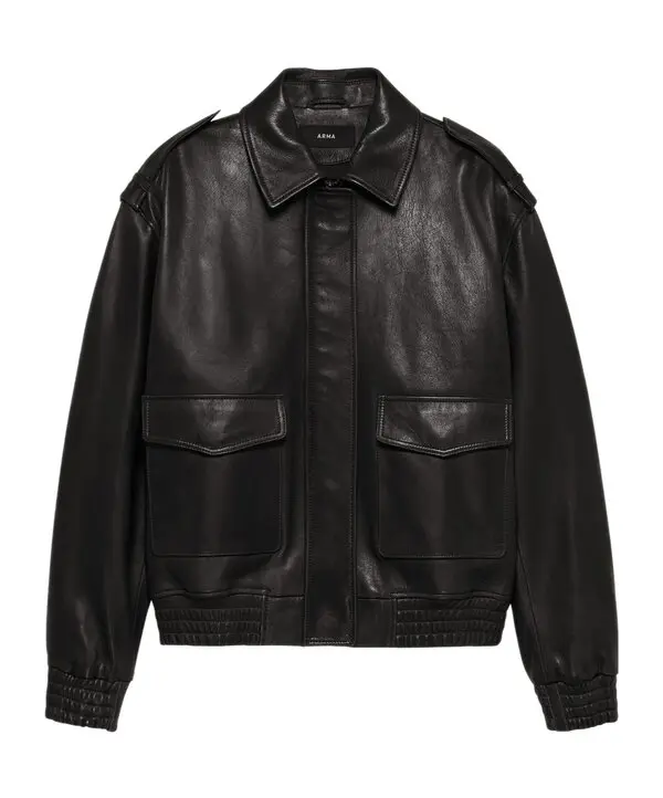 ARMA Astra Leather Jacket - Black