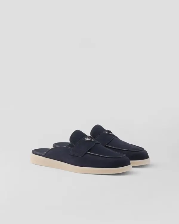 Prada Suede Sabots