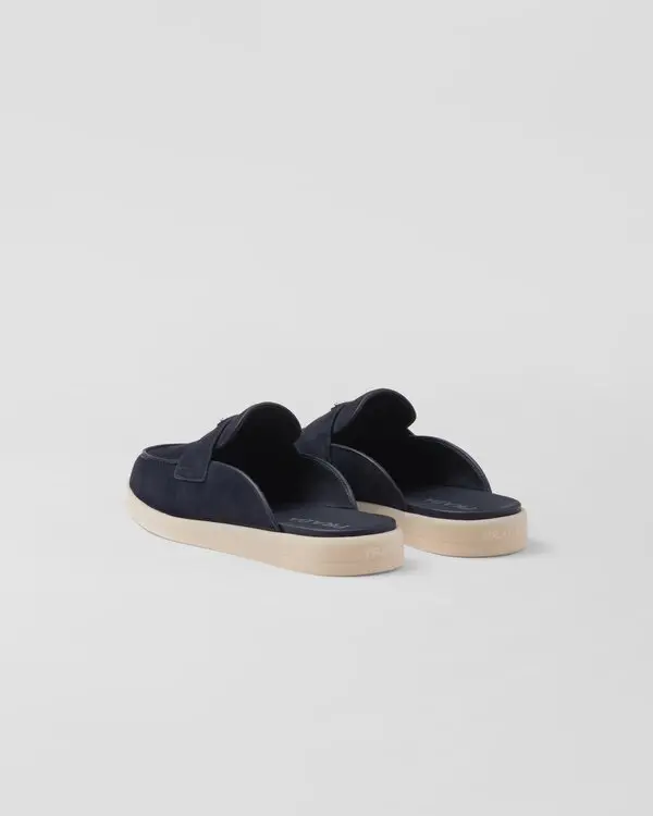 Prada Suede Sabots