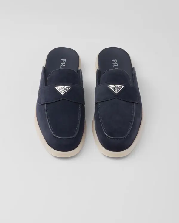 Prada Suede Sabots