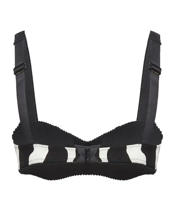 Dolce & Gabbana Two-tone Wire-free Bra - White