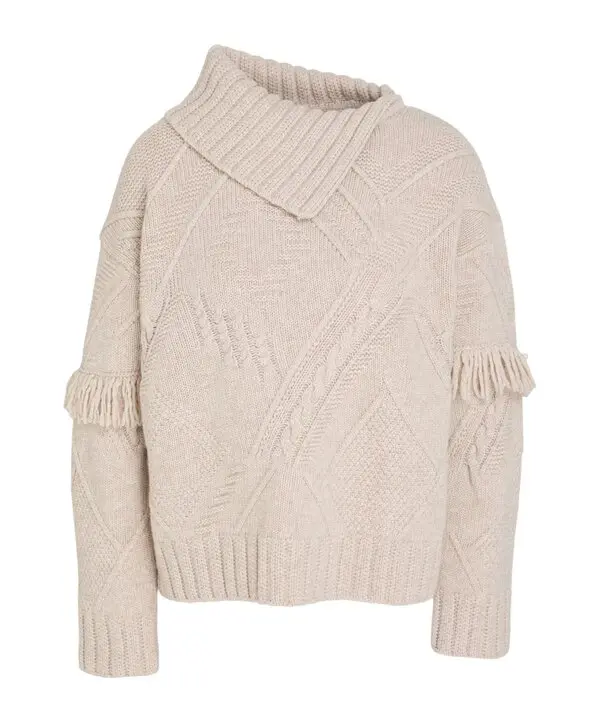 Max Mara Wool Knit Sweater - Beige